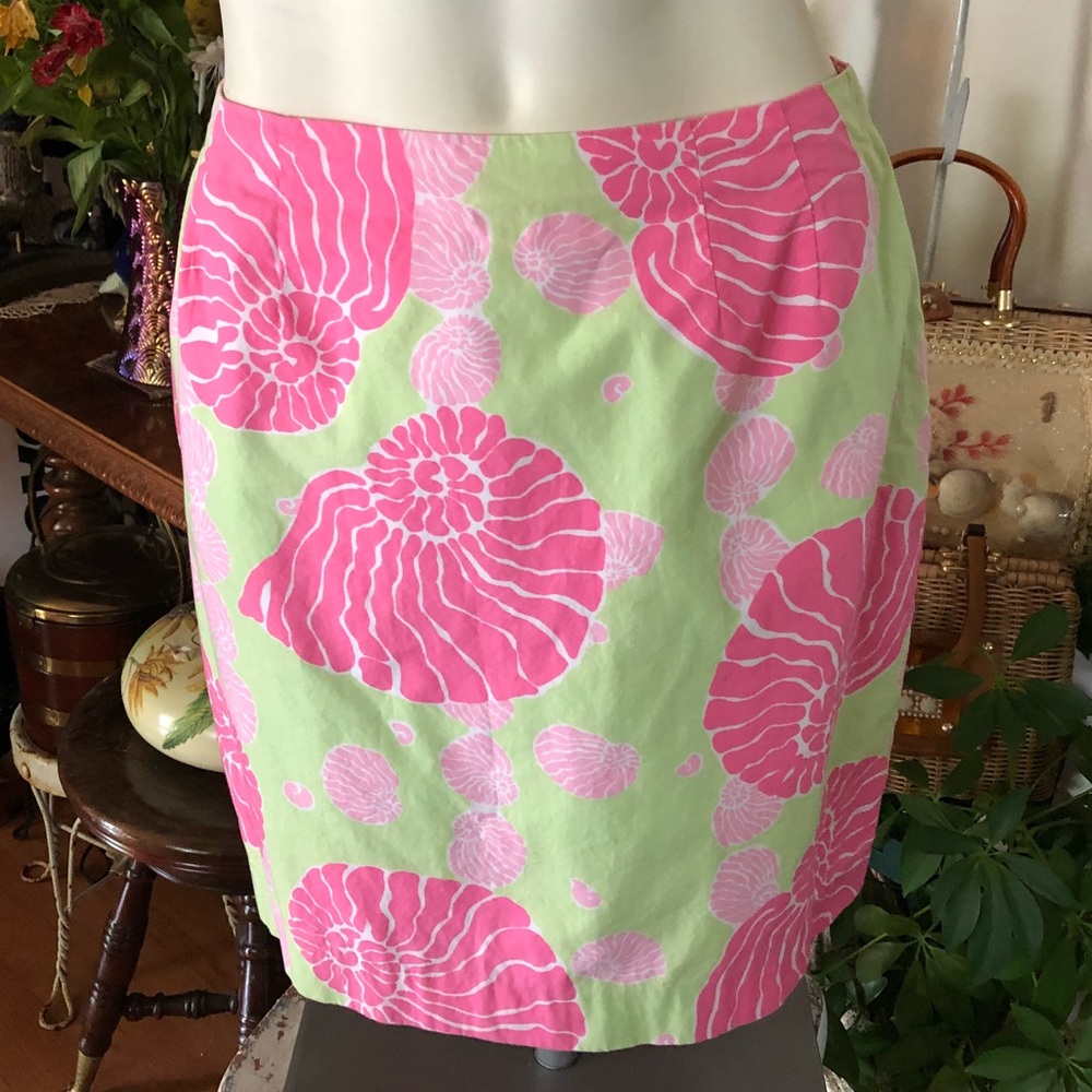 Vintage Lilly Pulitzer White Label Nautilus Shell Pri… - Gem